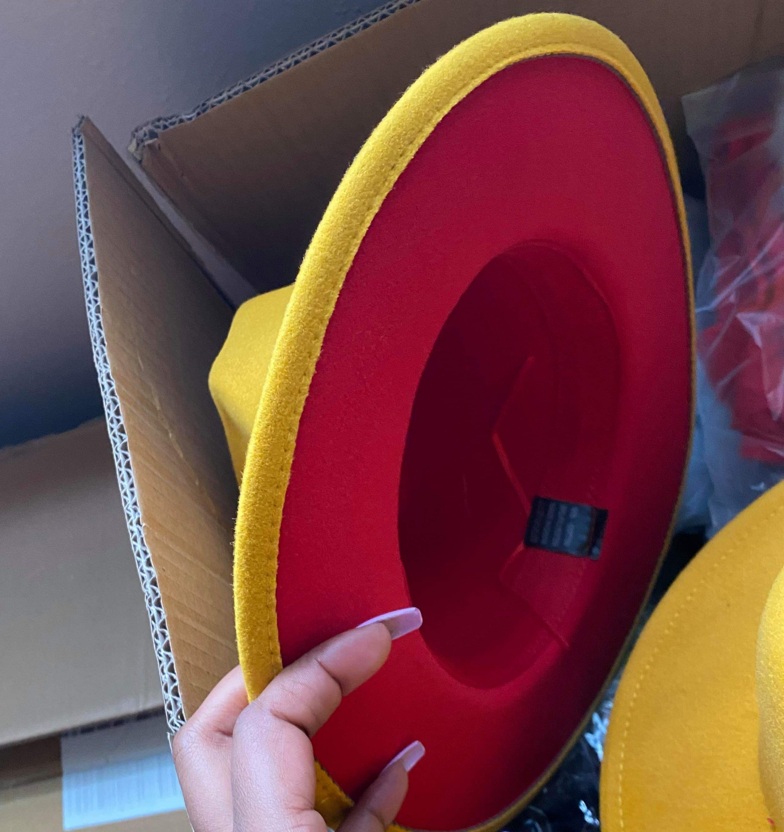 Fedora Hat (Mustard) – The Real Trendsetter